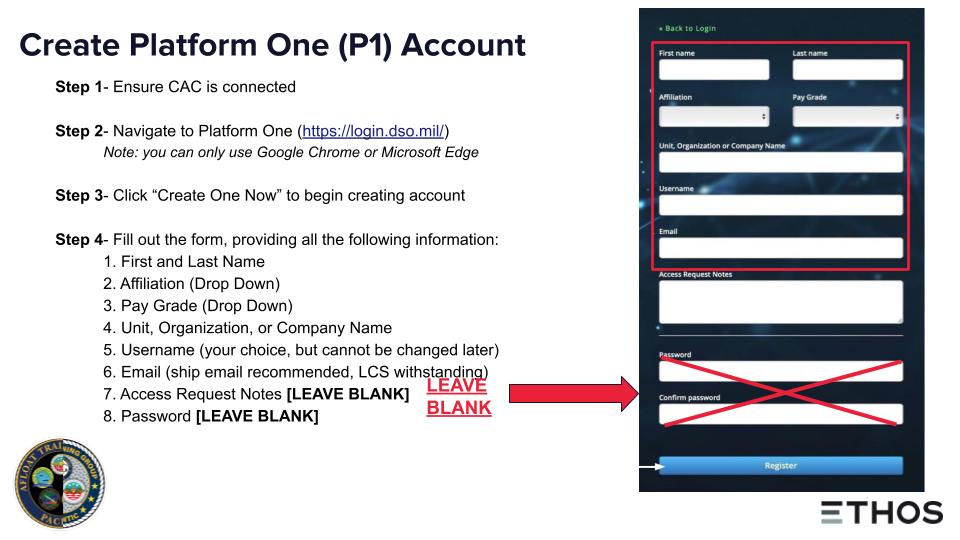 Platform One Onboarding for ATG Learners – Department of Defense