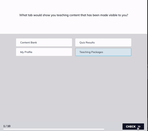 Confidence Check Feature – Department of Defense